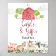 Farm House Animals Barnyard Cards & Gifts Poster | Zazzle