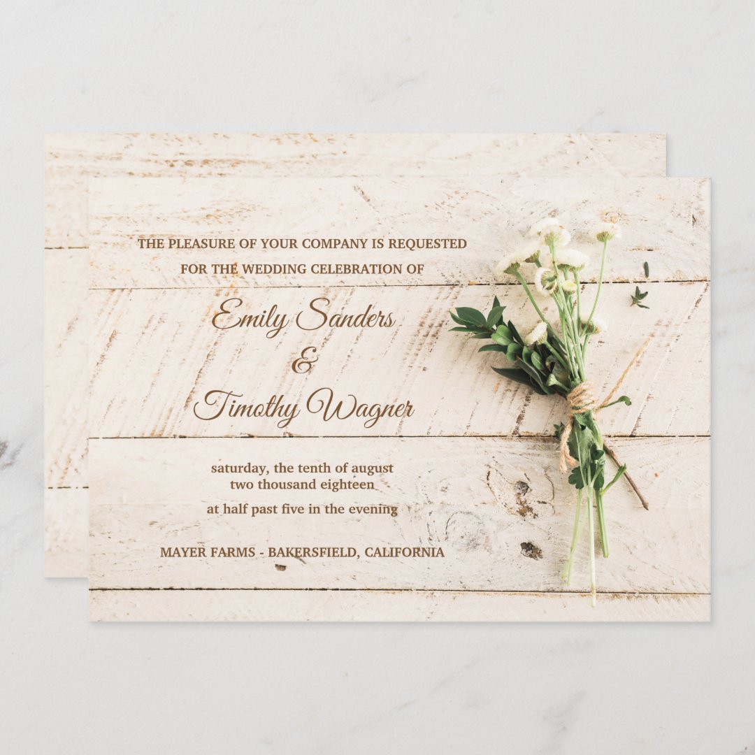 Farm house wedding invitation | Zazzle