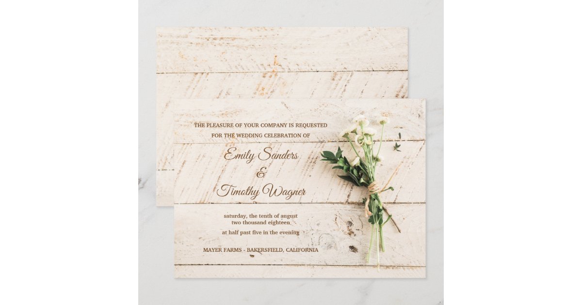 Farm house wedding invitation | Zazzle