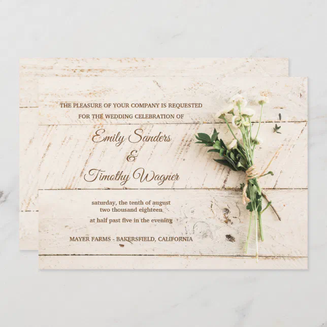 Farm house wedding invitation | Zazzle
