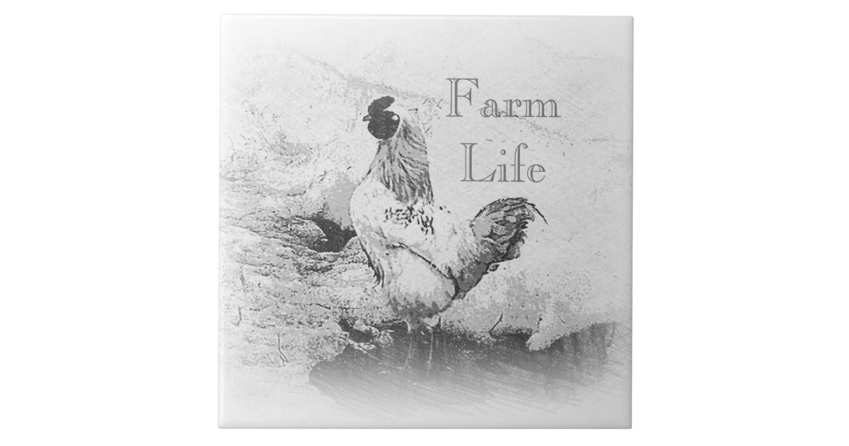 Farm Life Ceramic Tile | Zazzle