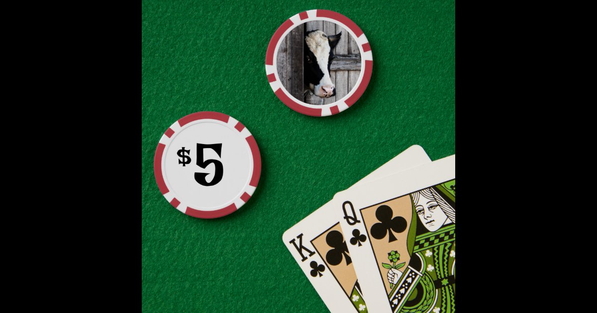 Farm Life Cow Poker Chips | Zazzle