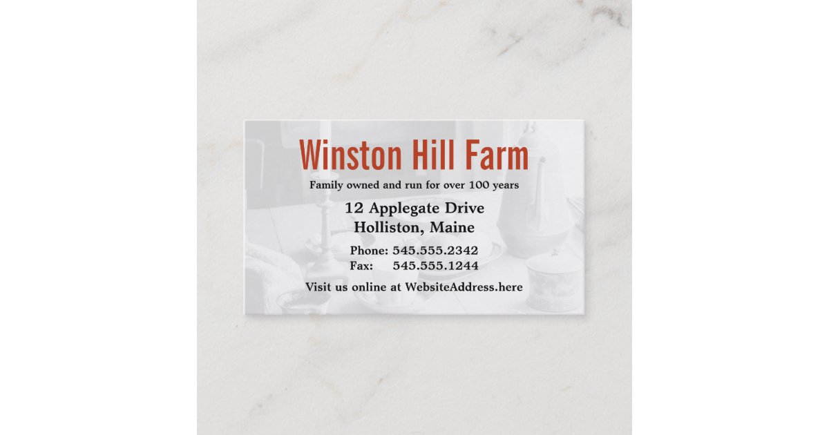 Farm Stand Farmer's Business Agriculture Business Card | Zazzle