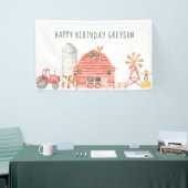 Farm Theme Birthday Party Welcome Banner | Zazzle