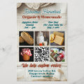 Farm Themed Photo QR code Small Business Flyer | Zazzle