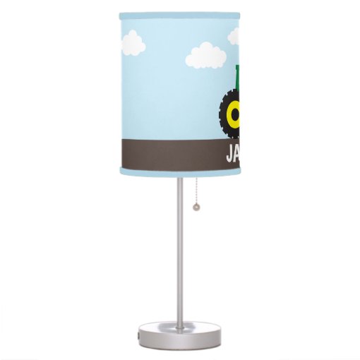 Farm Tractor Personalized Table Lamp | Zazzle