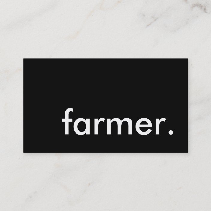 farmer. business card | Zazzle.com