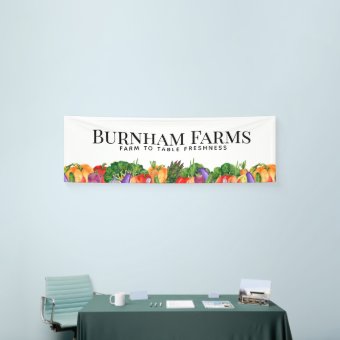 Farmers Market Stand Banner | Zazzle