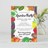 Farmers Market Veggie Garden Spring Planting Party Invitation | Zazzle