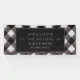 Farmhouse Buffalo Plaid Check Wedding Welcome Banner | Zazzle
