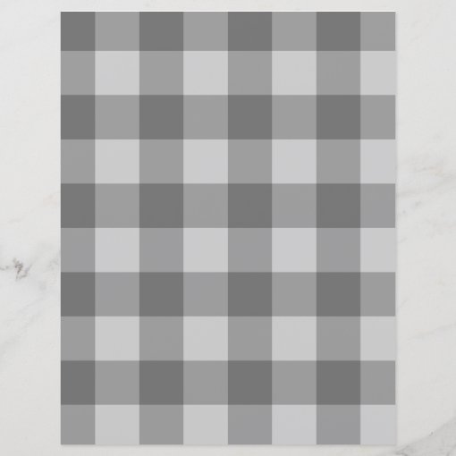 Farmhouse buffalo plaid recipe organizer divider | Zazzle