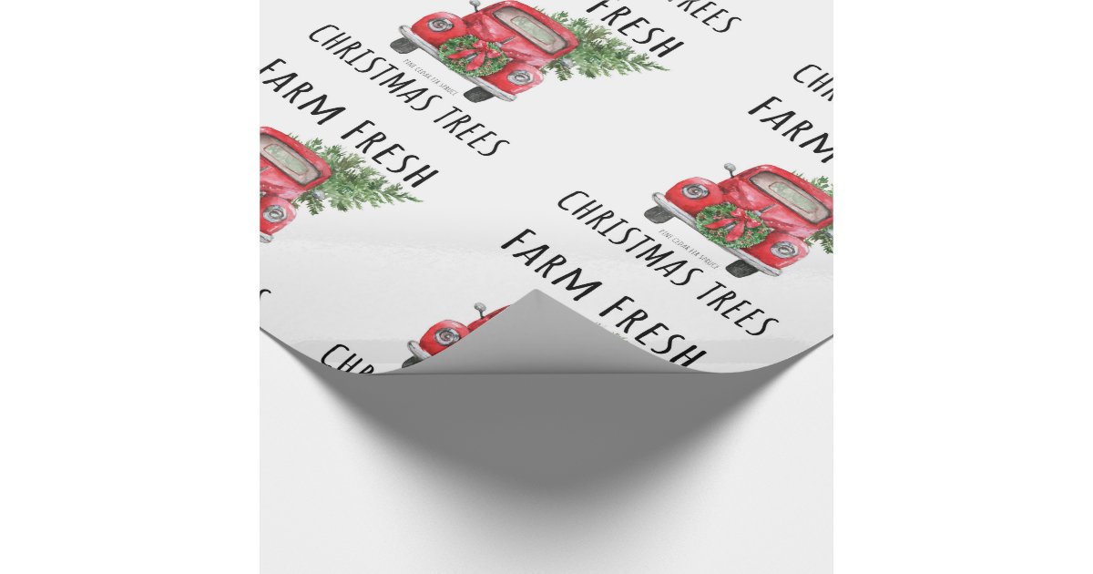 Farmhouse Christmas Wrapping Paper | Zazzle