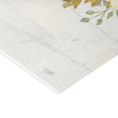 Farmhouse Cotton Autumn Foliage Gray Mustard Home Tissue Paper | Zazzle