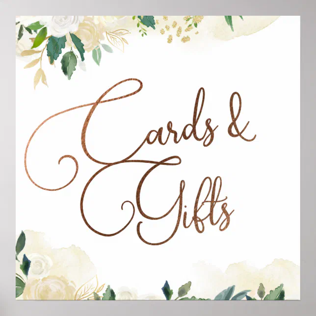 Farmhouse Fresh Cards & Gifts Wedding Table Sign | Zazzle