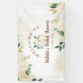 Farmhouse Fresh Rustic Chic Bridal Shower Welcome Banner | Zazzle
