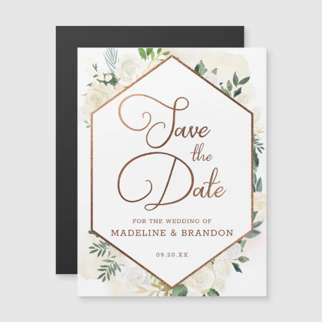Farmhouse Fresh Rustic Country Chic Save the Date | Zazzle