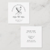 farmhouse modern chicken farm business card | Zazzle