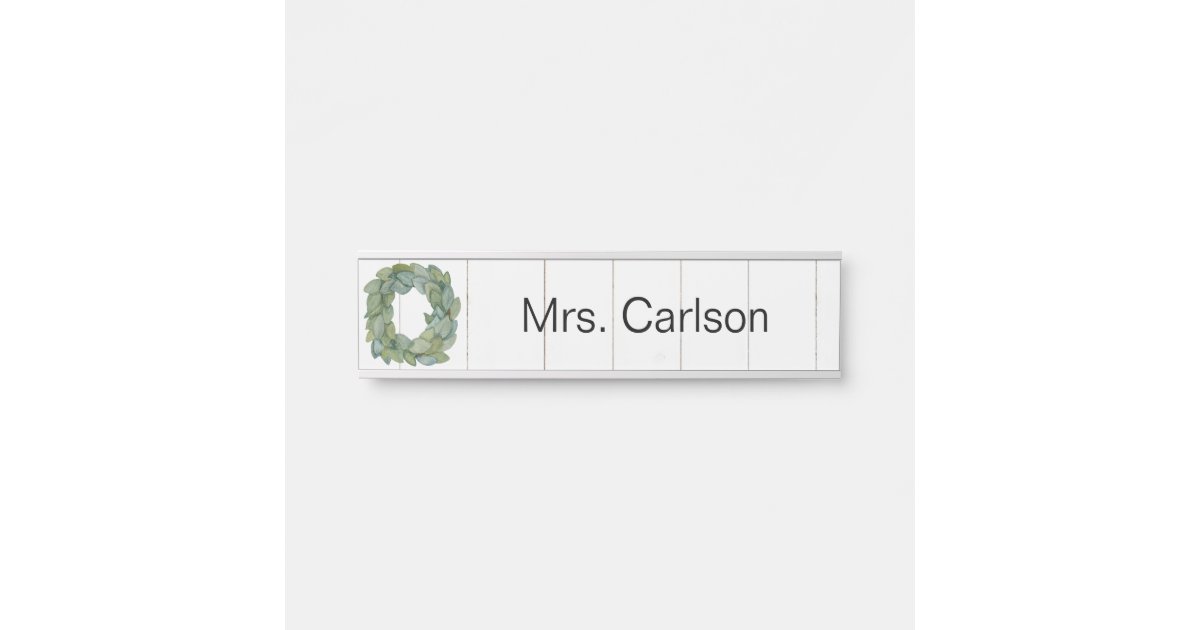 Farmhouse Name Plate - Custom | Zazzle
