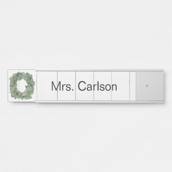Farmhouse Name Plate - Custom | Zazzle