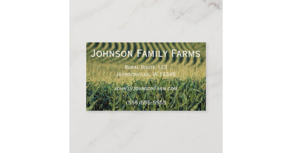 Farming Business Card | Zazzle