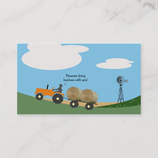 Farming Business Card | Zazzle