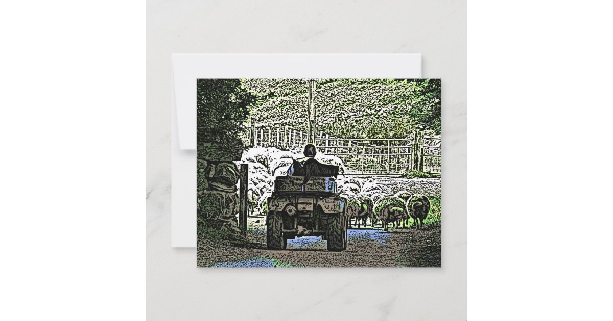 FARMING CARD Invitation | Zazzle