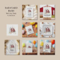 Farmyard Barnyard Farm Animals Birthday Party Gift Tags | Zazzle