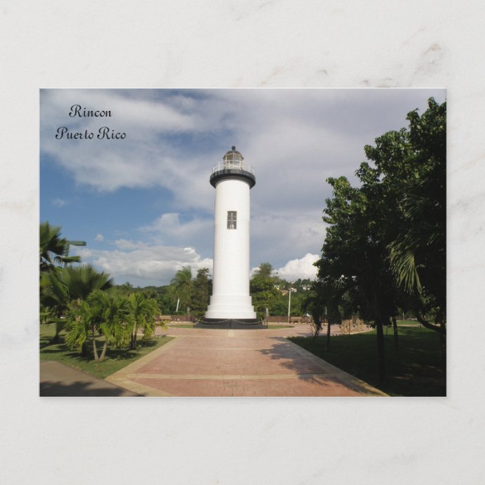 Faro de Rincon Puerto Rico Postcard | Zazzle.com