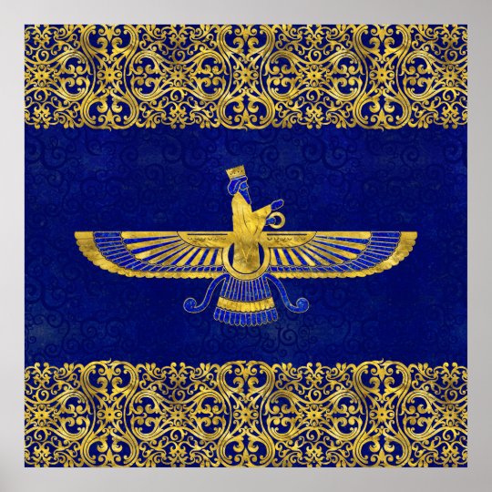 Farohar - faravahar -Fravashi Poster | Zazzle.com