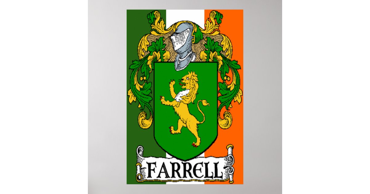 Farrell Coat of Arms Print | Zazzle