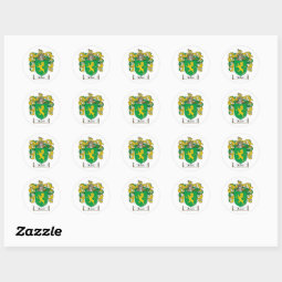 FARRELL FAMILY CREST - FARRELL COAT OF ARMS CLASSIC ROUND STICKER | Zazzle