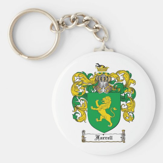 FARRELL FAMILY CREST - FARRELL COAT OF ARMS KEYCHAIN | Zazzle.com