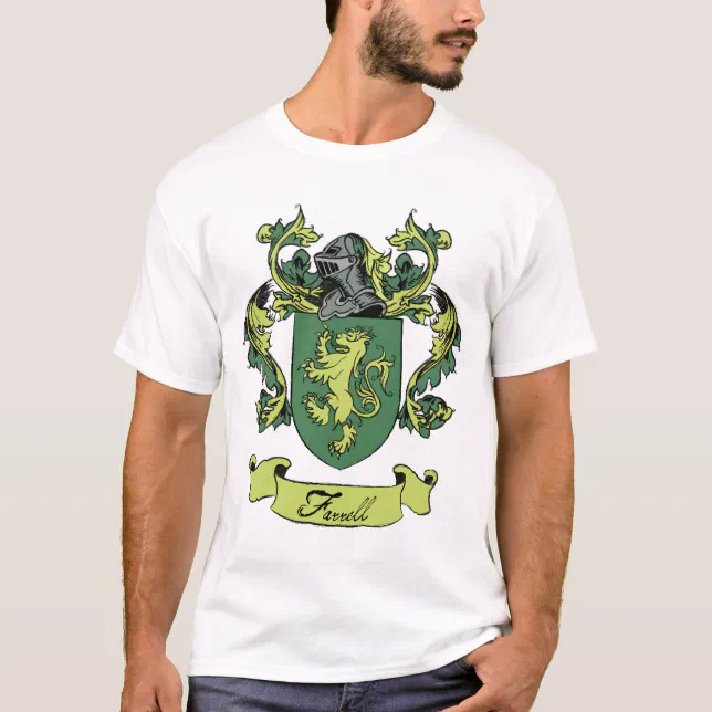 Farrell Family Heraldry Crest T-Shirt | Zazzle