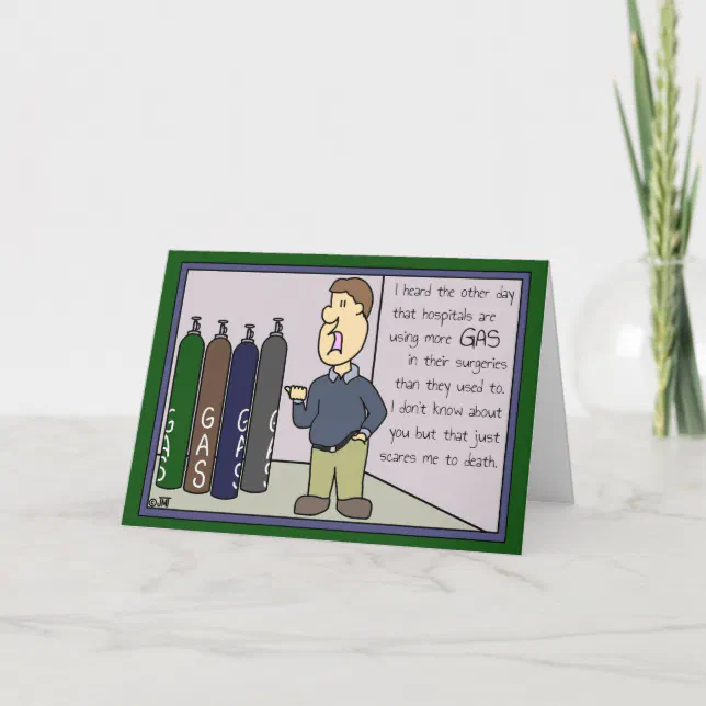 Fart and Stitches Get Well Card | Zazzle