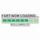 Fart Now Loading Contour Cut Sticker | Zazzle
