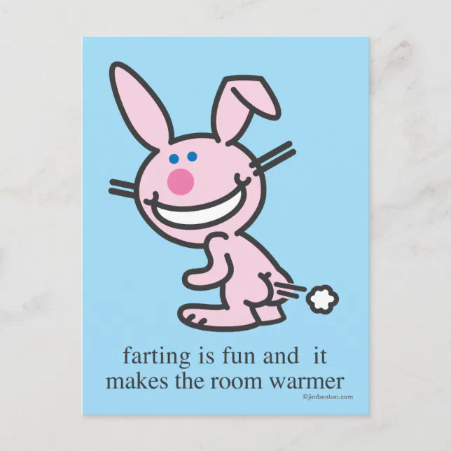 Farting is Fun Postcard | Zazzle