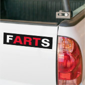 FARTS Bumper Sticker | Zazzle