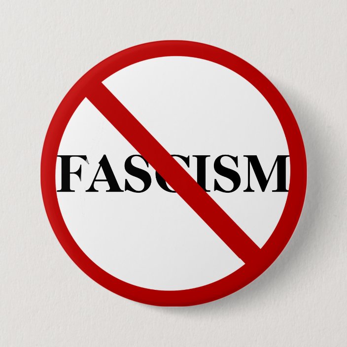 Fascism Warning Button | Zazzle.com