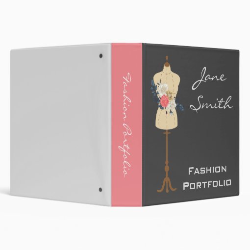 Fashion and design professional portfolio folder | Zazzle