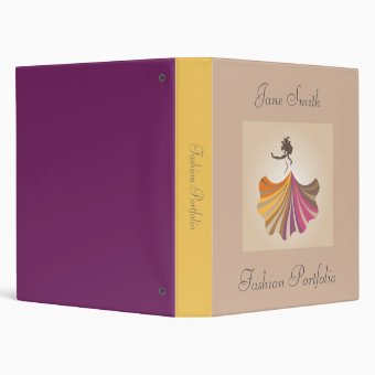 Fashion and design professional portfolio folder | Zazzle