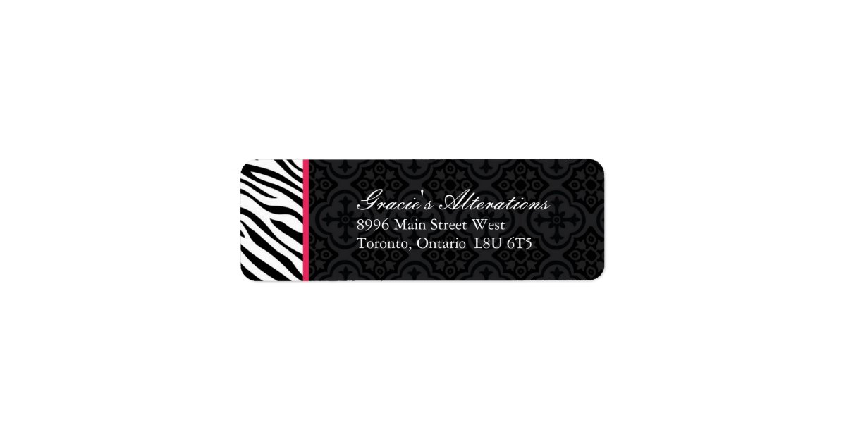 Fashion Designer Address Labels | Zazzle