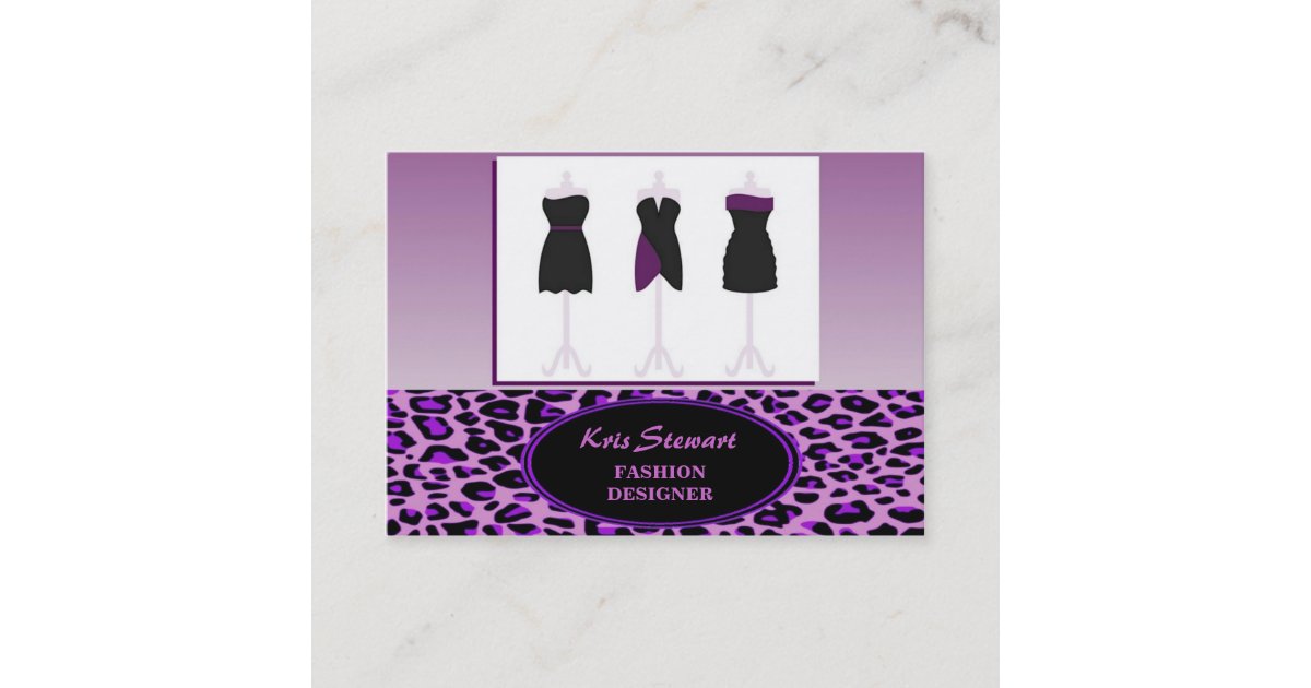 Fashion Designer Business Card | Zazzle
