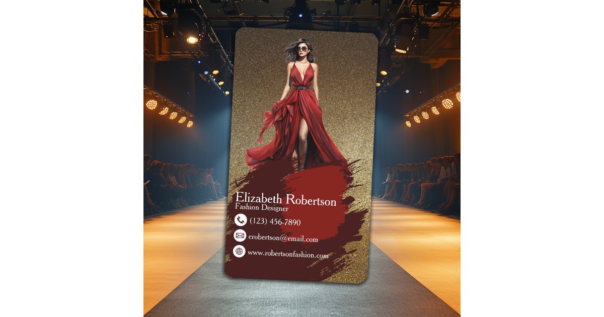 Fashion Designer Business Card | Zazzle