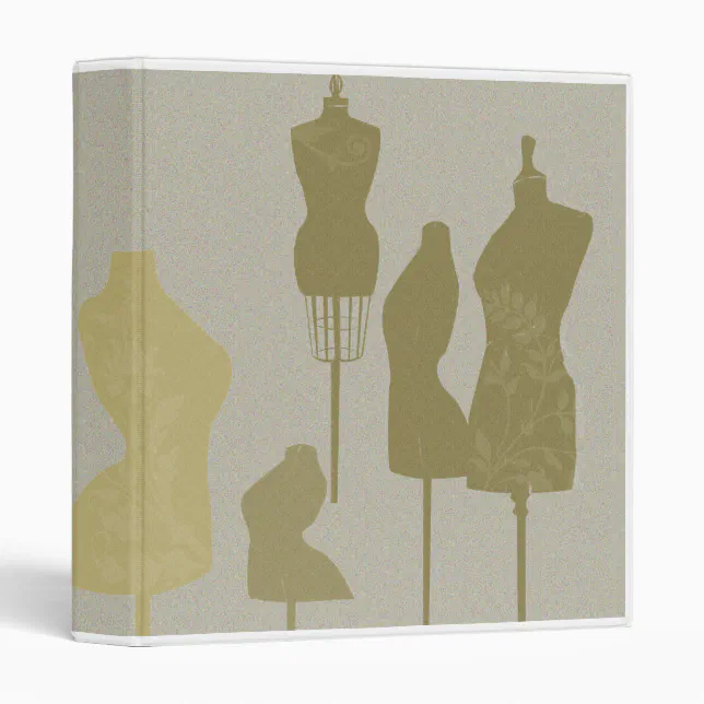 Fashion Designer Mannequin Chic Binder | Zazzle