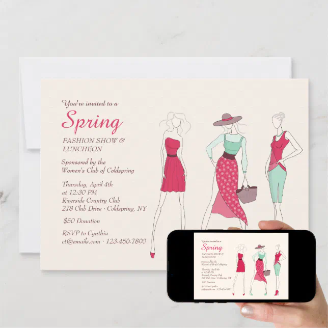 Fashion Diva Invitation | Zazzle