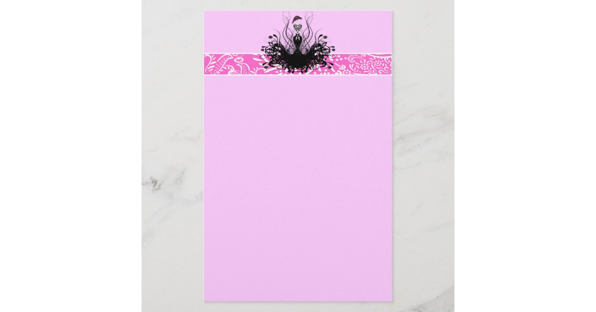 Fashion Diva Invitations, Flyers and Stickers Stationery | Zazzle
