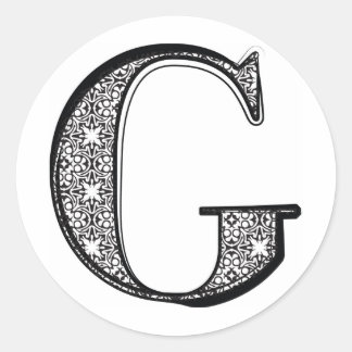 Letter G Stickers | Zazzle