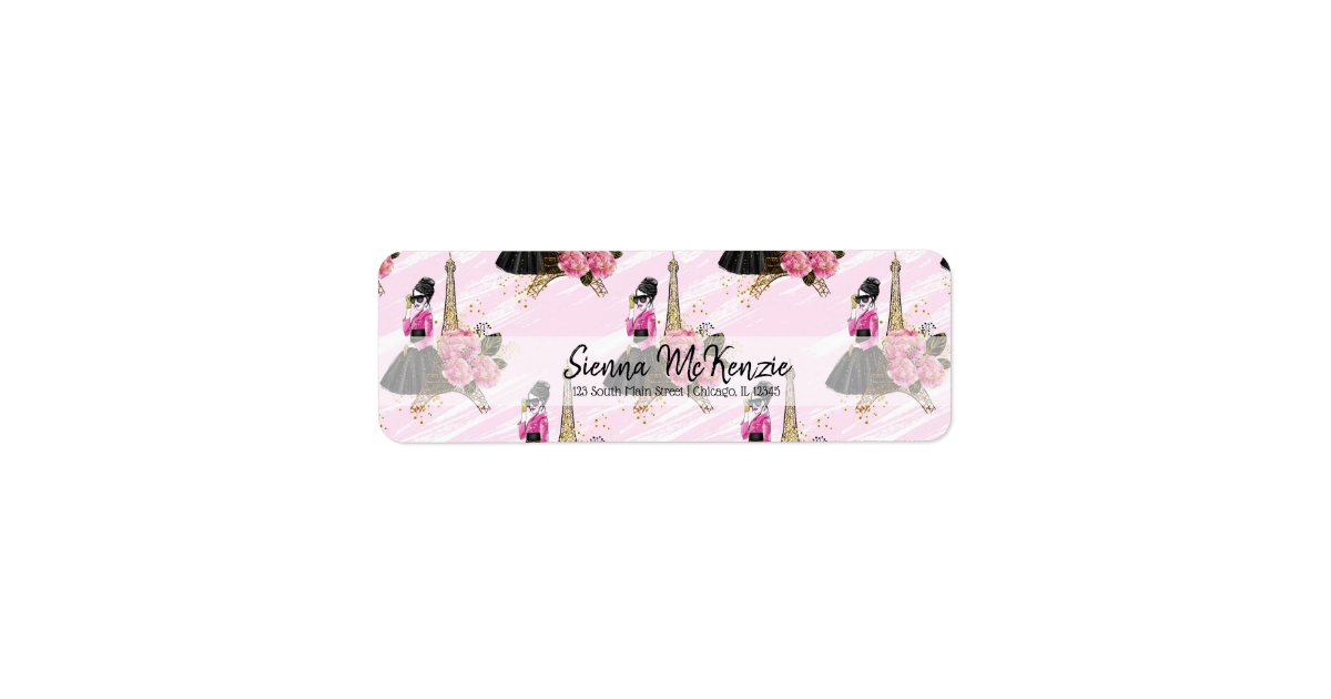Fashion girly label | Zazzle