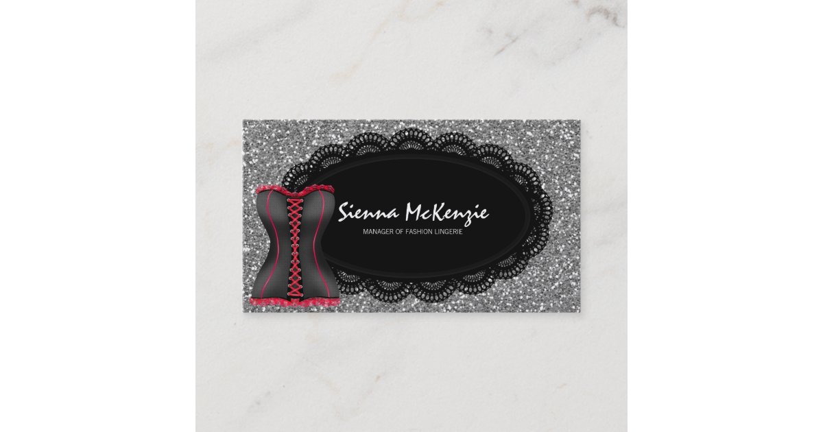 Fashion Lingerie Business Card | Zazzle