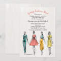 Fashion Model Fashion Show Invitation | Zazzle